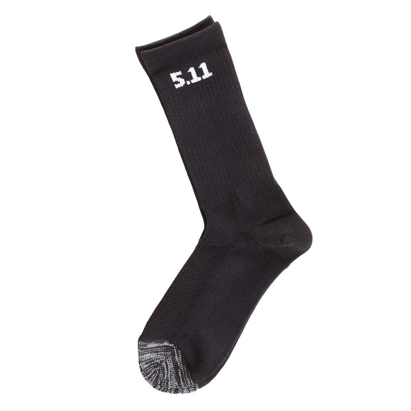 5.11 Tactical 6 Inch Socks Black Pack of 3 - Tactical Gear