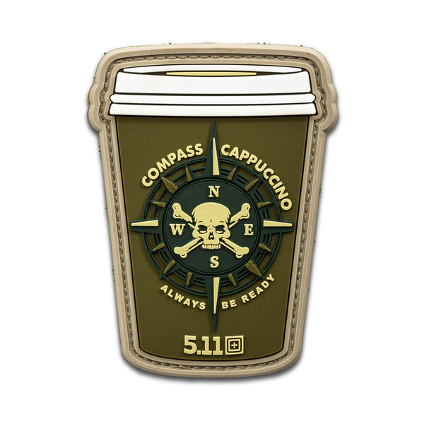 5.11 Tactical Compass Cappuccino Patch - Tactical Gear