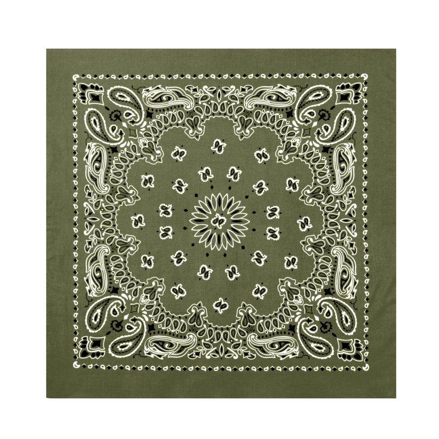 MilSpec Trainmen Paisley Bandana – Extra-Large - 27” X 27" - Tactical Gear