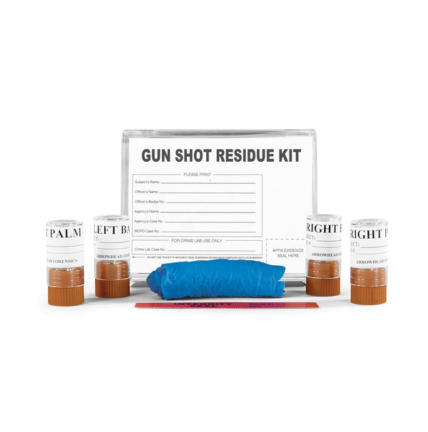 Arrowhead Forensics Gun Shot Residue Kit - 4 Stub SEM - Plastic Case ...
