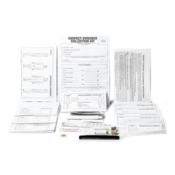 Arrowhead Forensics Sexual Assault Suspect Evidence Collection Kit ...