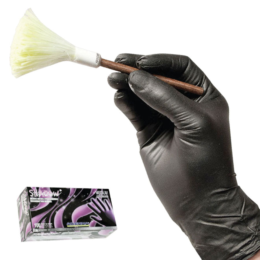 Arrowhead Shadow Black Nitrile Gloves 6mil 100pk | Tactical Gear AU