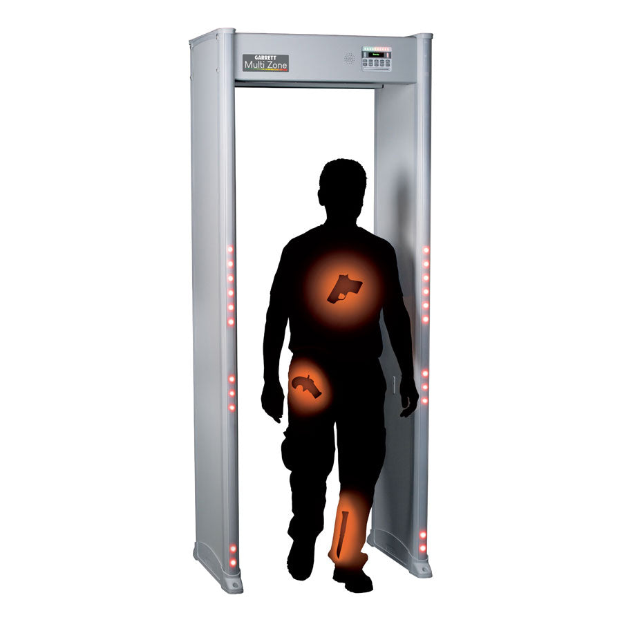Garrett Multi Zone Walk-Through Metal Detector - Tactical Gear