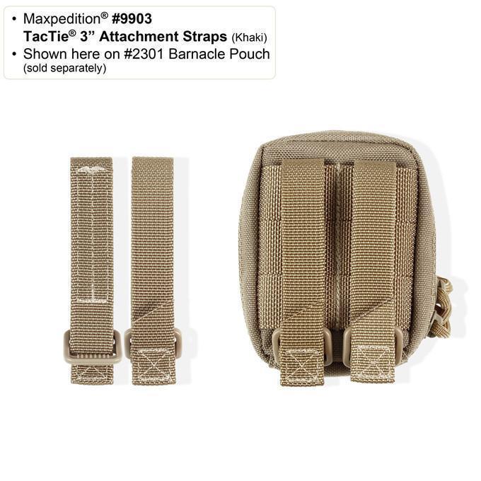 Maxpedition 3" TacTie Attachment Strap (Pack of 4) - Tactical Gear