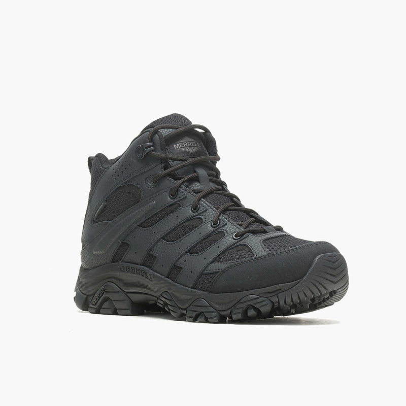 Merrell Moab 3 Mid Tactical Waterproof Men's Boots Black - Tactical Gear