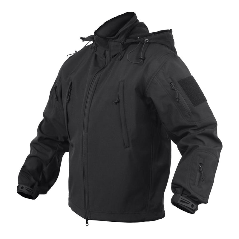 MilSpec Concealed Carry Soft Shell Jacket Midnight Black - Tactical Gear