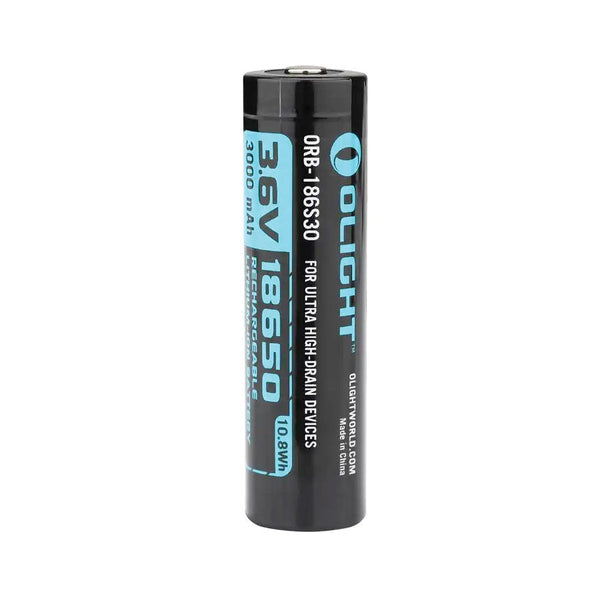 Olight 15A 3000mAh 18650 Rechargeable Battery - Tactical Gear