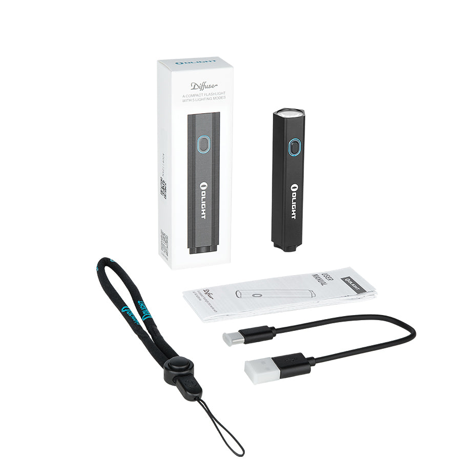 Olight Diffuse 700 Lumens LED Lightweight Powerful Small Torch Light ...