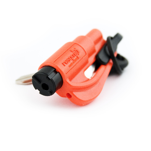 ResQme Rescue and Escape Tool with Glass Breaker and Seat Belt Cutter ...