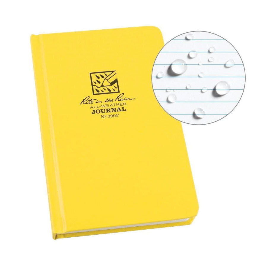 Rite in the Rain No390F Hard Cover Book Journal Yellow - Tactical Gear