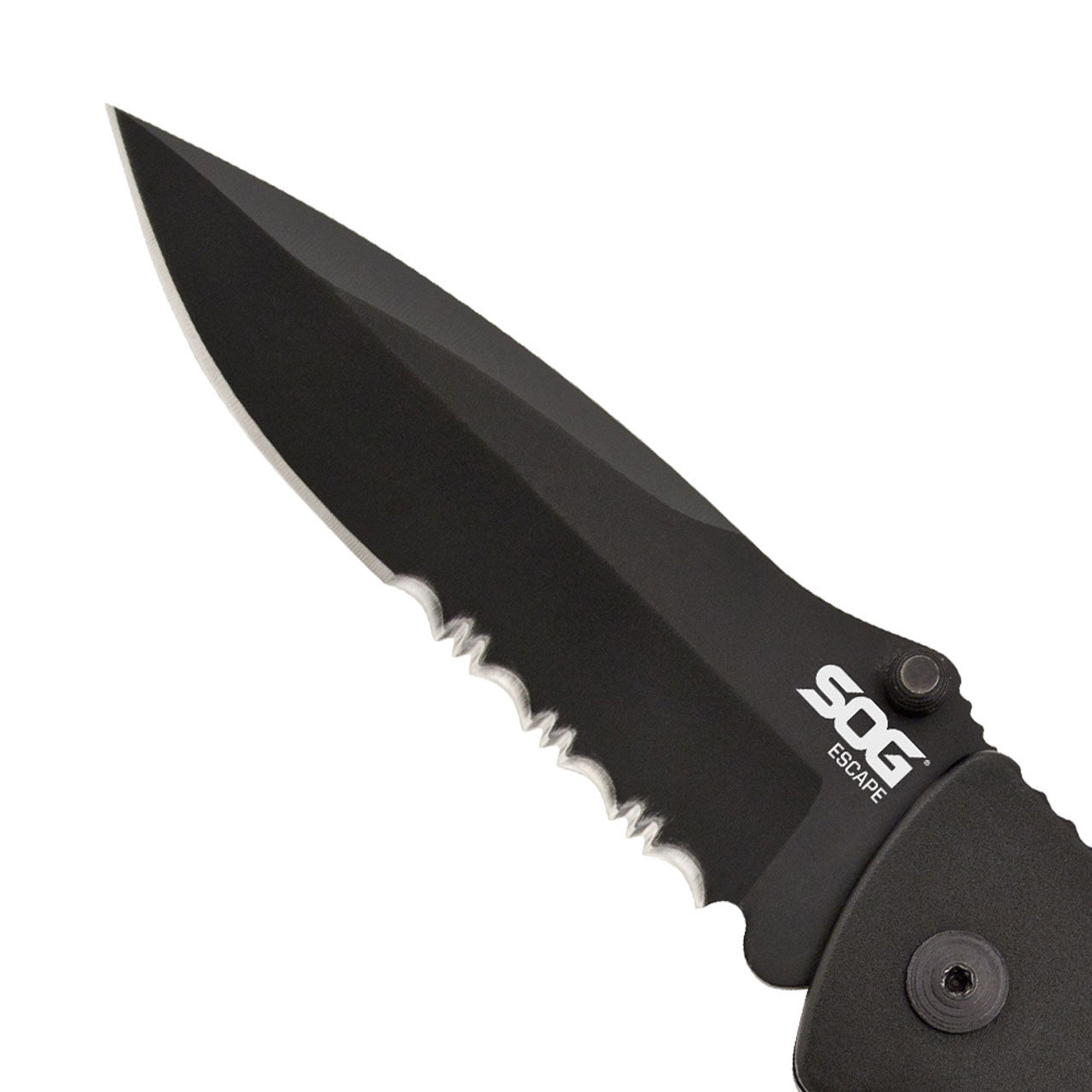 SOG Escape Bead Blast Knife and Rescue Tool Black - Tactical Gear