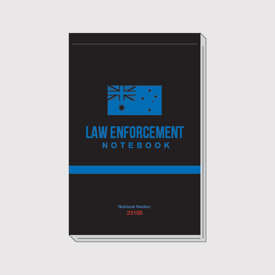 Tactical Gear Law Enforcement Security Notebook