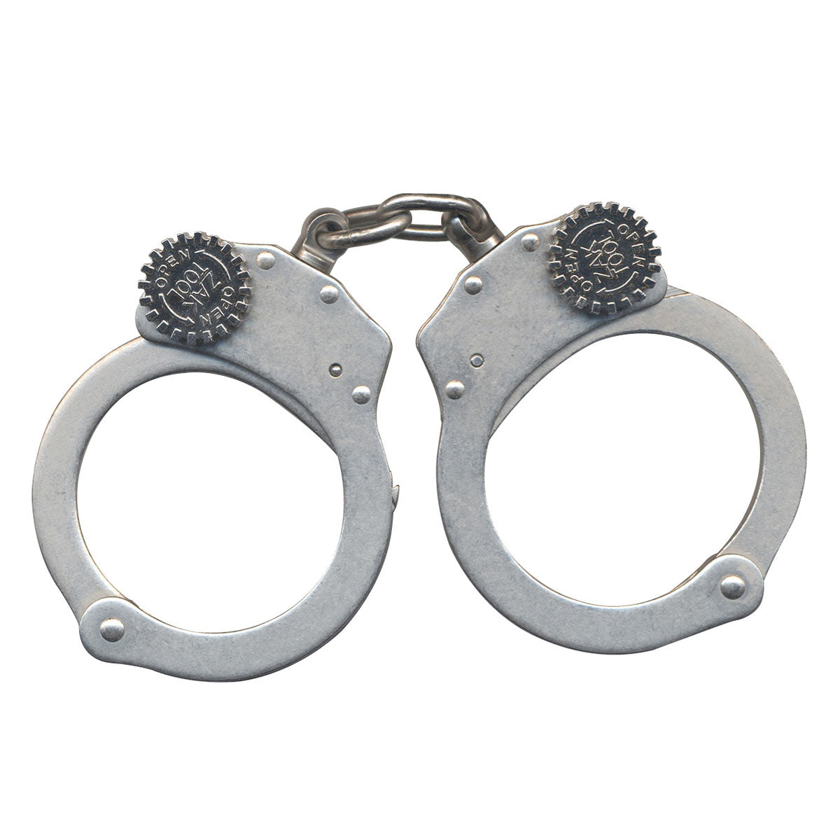 Zak Tool ZT60 Tactical Training Handcuffs Chain Link Nickel - Tactical Gear